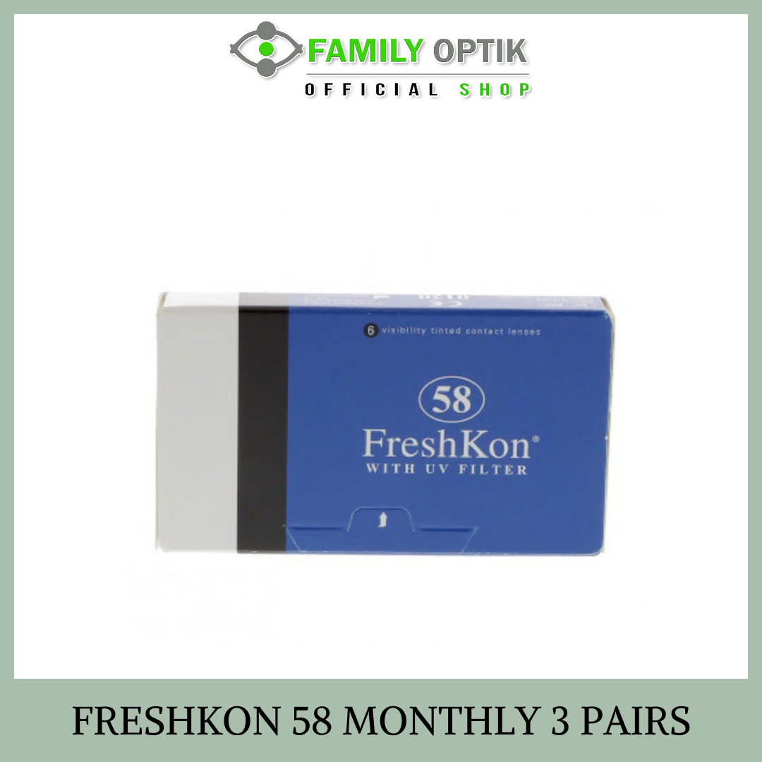 Freshkon 58 Softlens Bening Monthly | Lazada Indonesia