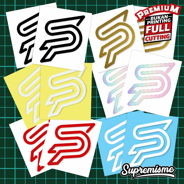 Stiker SP Logo / Sticker Racing SP Logo / Stiker Visor SP Logo ...