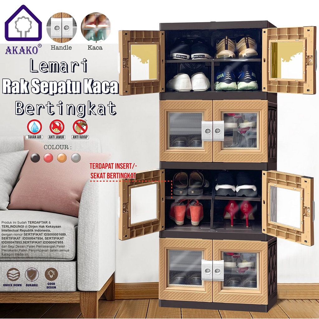 RAK SEPATU/RAK SEPATU SUSUN/RAK SEPATU BERTINGKAT | Lazada Indonesia