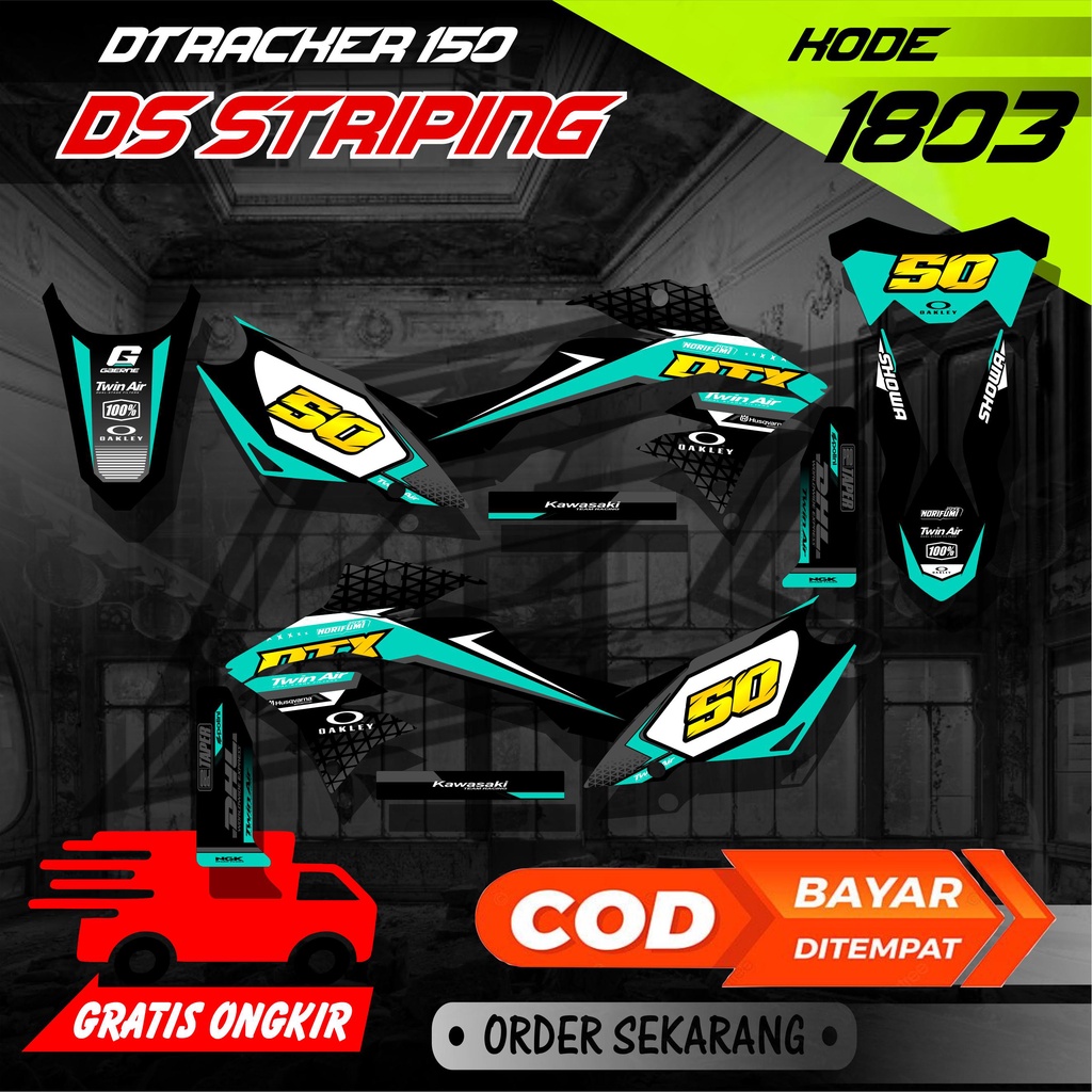 1803 Sticker Striping Motor DTRACKER 150 List Variasi Desain Keren ...