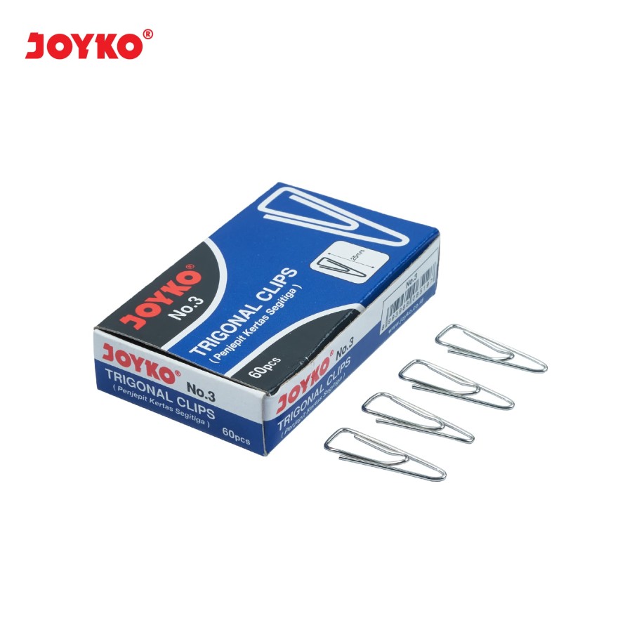 Paper clip JOYKO / Trigonal Clips / Paper clip / Penjepit Kertas JOYKO ...