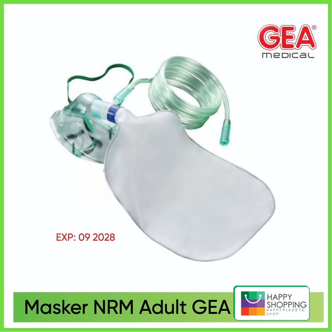 Masker oksigen Non Rebreathing MASK NRM GEA With Tubing | Lazada Indonesia