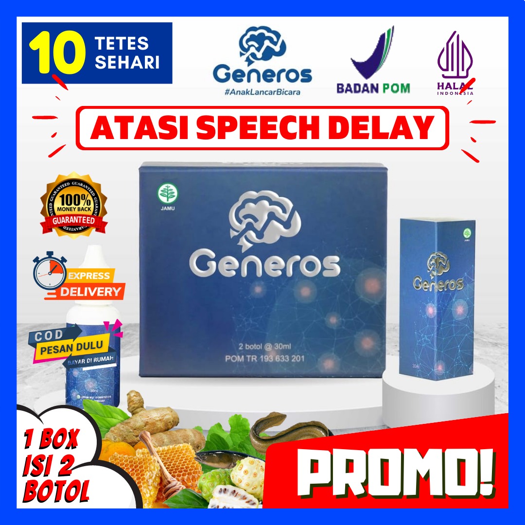 PAKET 2 BOX GENEROS VITAMIN TERBAIK UNTUK SPEECH DELAY PADA ANAK ...