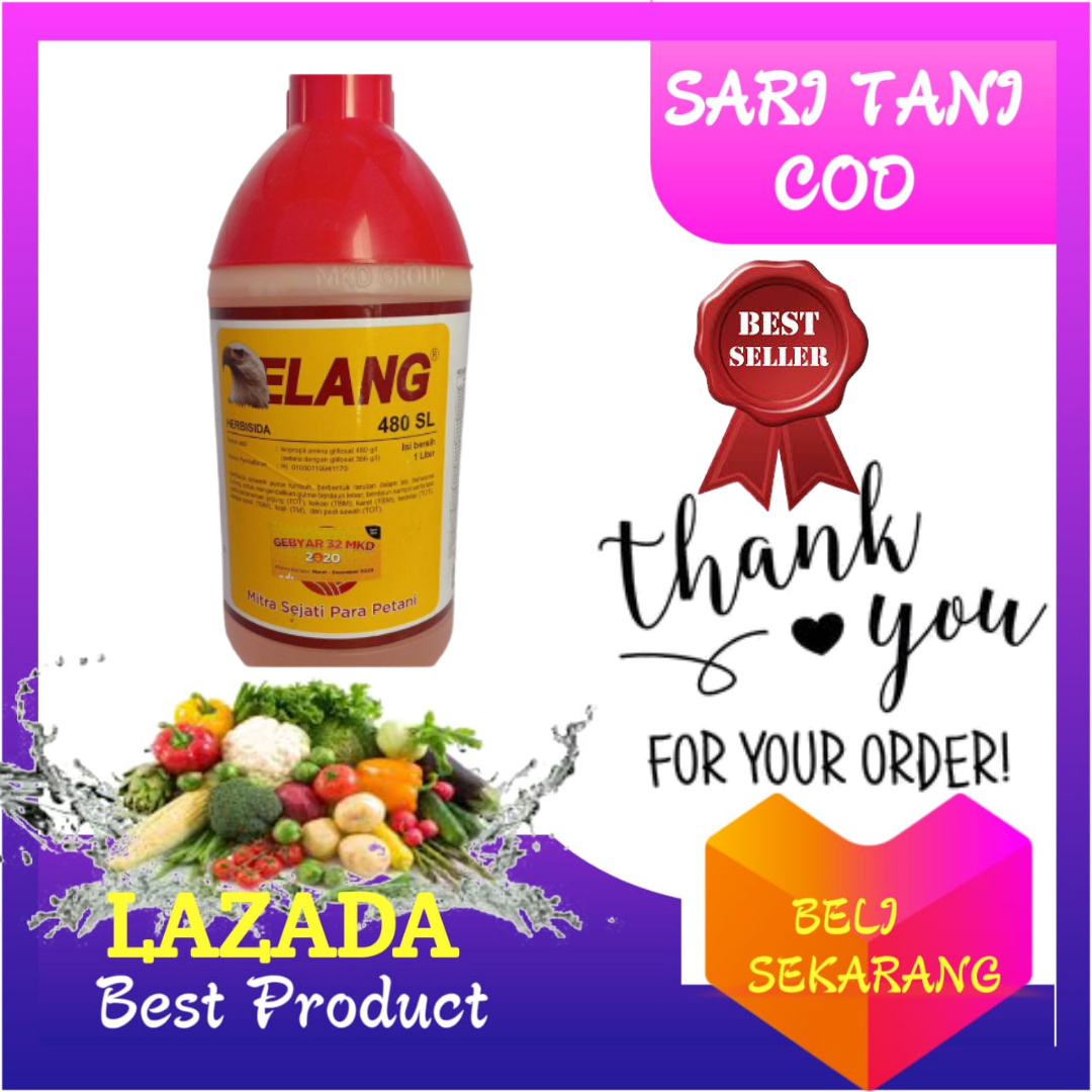 Herbisida Sistemik Elang 480 SL Kemasan 1 Liter | Lazada Indonesia