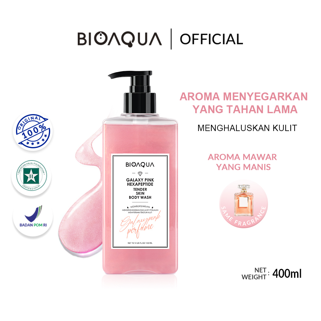 BIOAQUA 24K Body Wash remove body odor Whitening smoothing skin 400ml ...