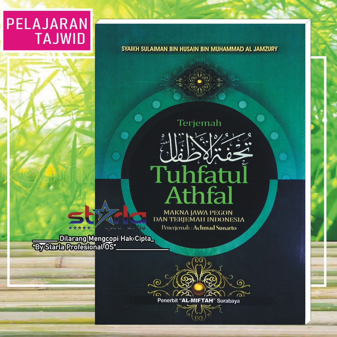 Terjemah Kitab Tuhfatul Athfal 3 Bahasa Arab-Pegon-Indonesia /kitab buku tajwid tuhfatul atfal ...