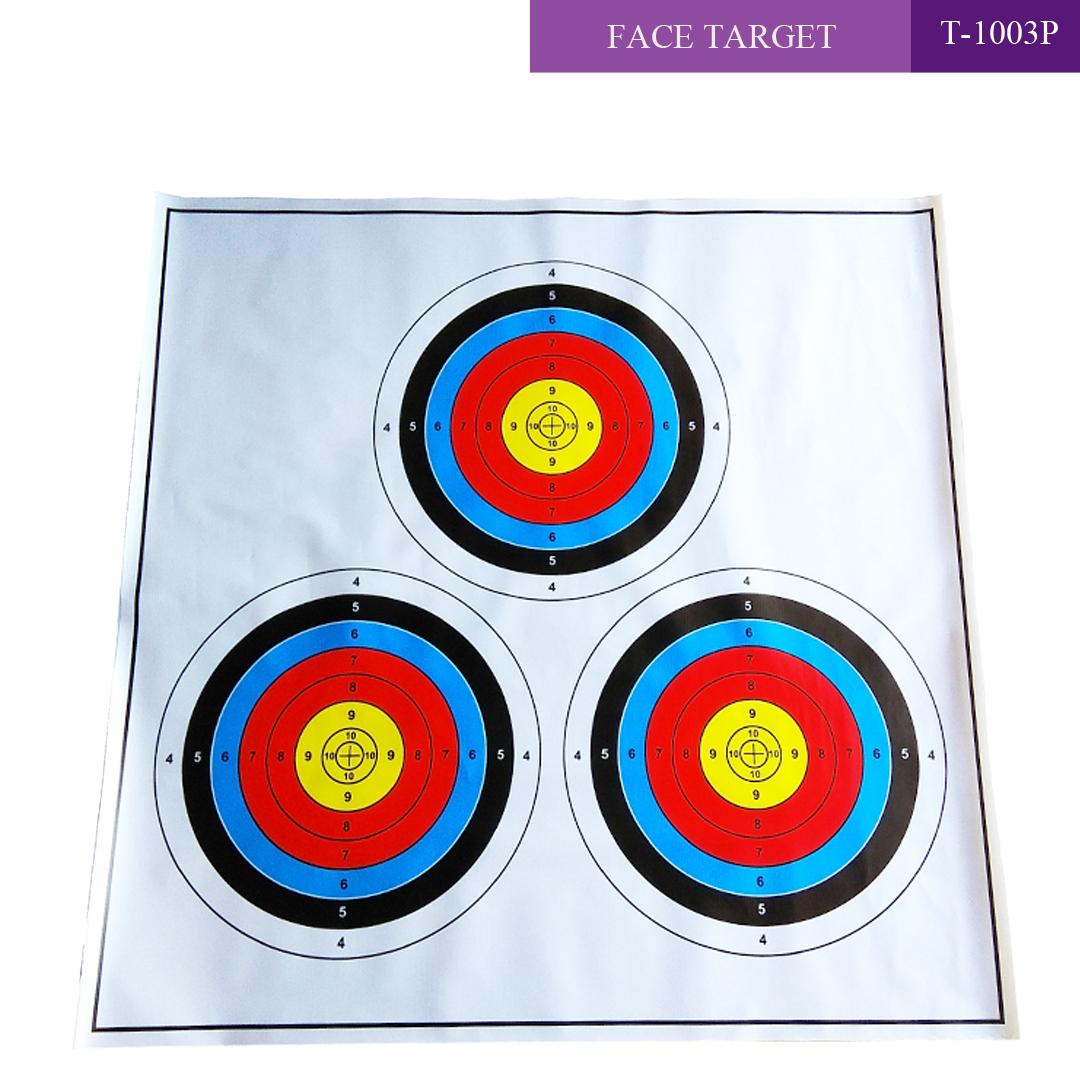 Face Target 100x100cm Triple Tipe - Murah Sasaran Panah - Panahan ...