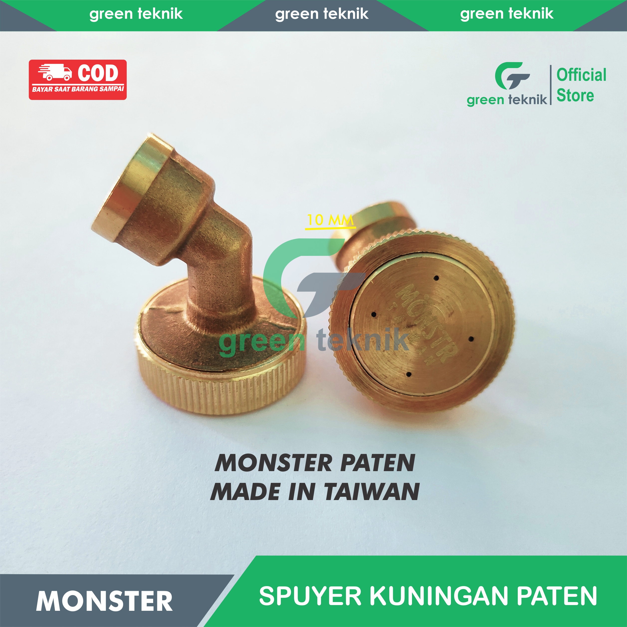 Nozzle Sprayer Spuyer Kuningan Monster Paten Lubang 4 | Lazada Indonesia