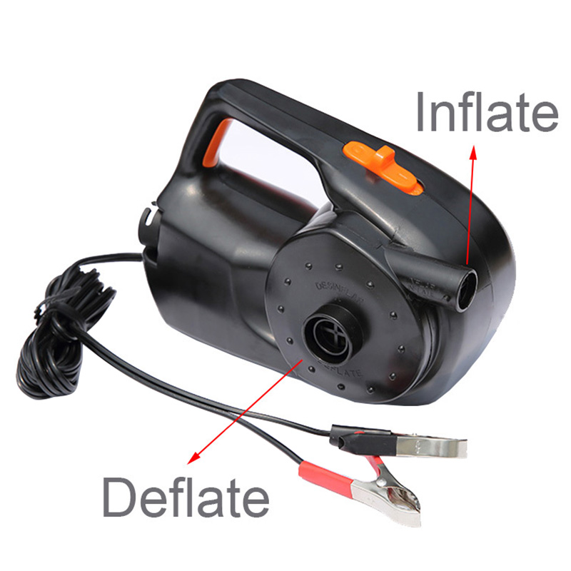 12V 100W Car Rechargable Pump Electric Inflatable Air Pump For Kayak ...