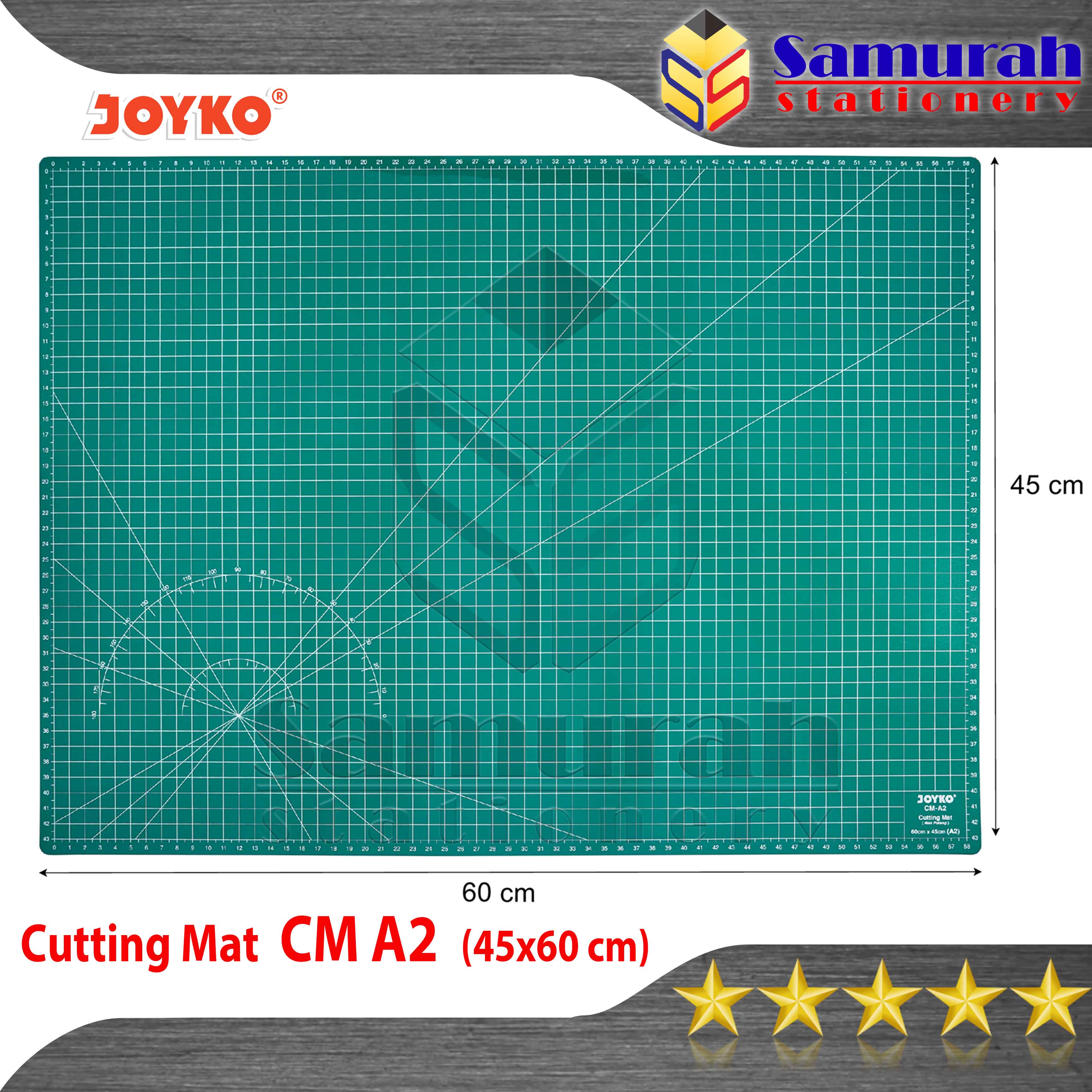 Cutting Mat Joyko Ukuran A2 / Alas Cuting Potong Kertas / Tatakan Cutter Hijau CM-A2 Besar ...