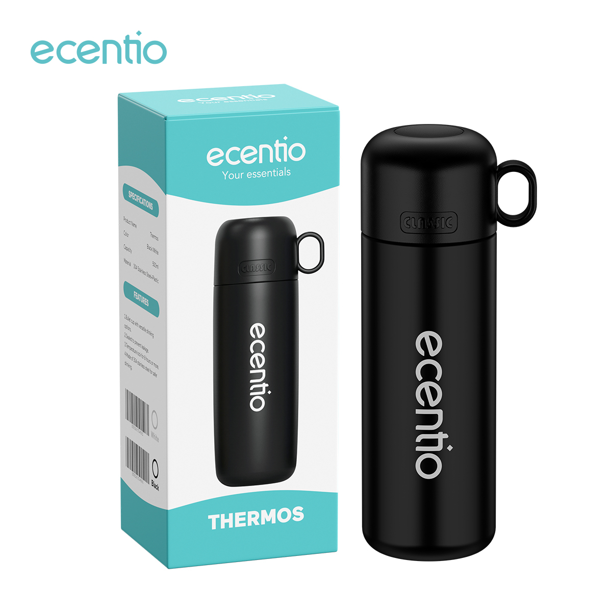 【8k voucher】ecentio termos air panas 500ml stainless steel 304+316 ...