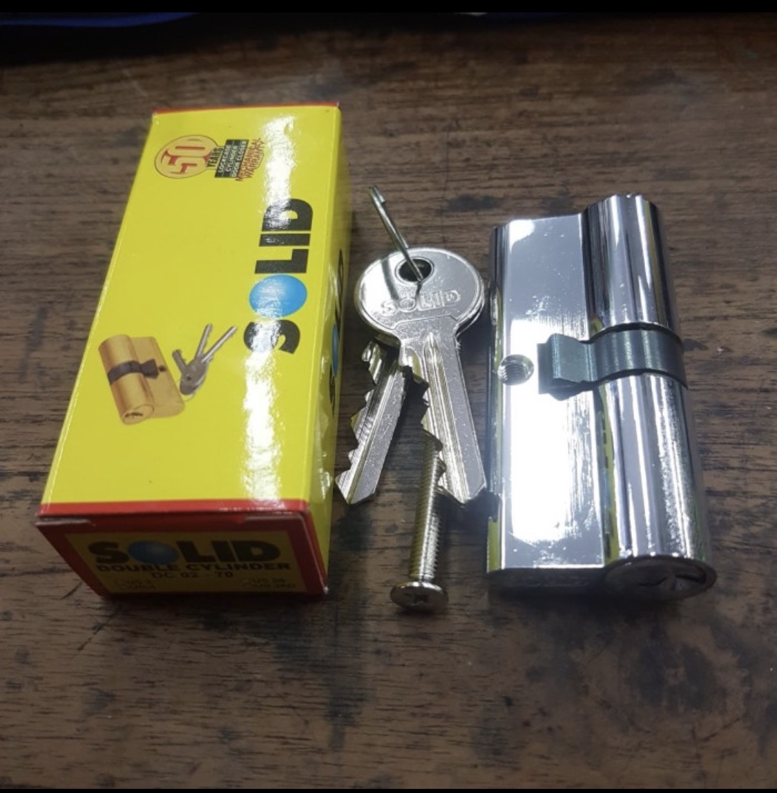 silinder kunci solid panjang 7cm | Lazada Indonesia