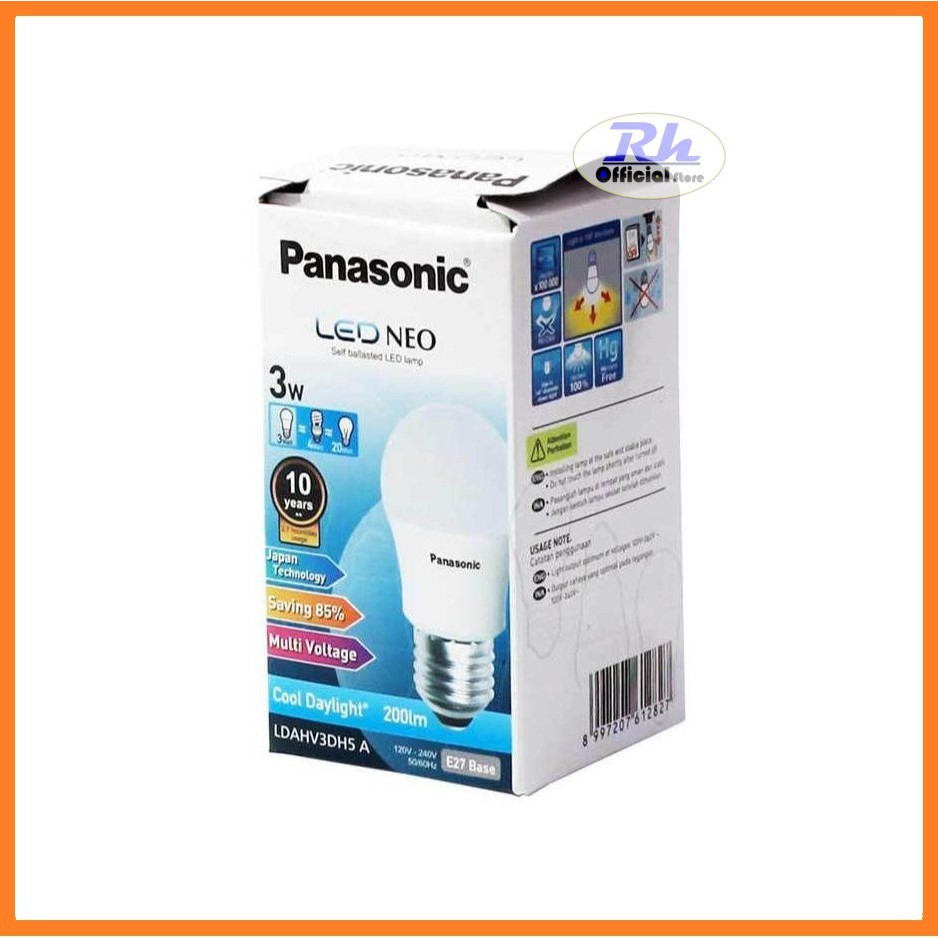 Lampu LED Panasonic Neo Cooldaylight 3 Watt | Lazada Indonesia