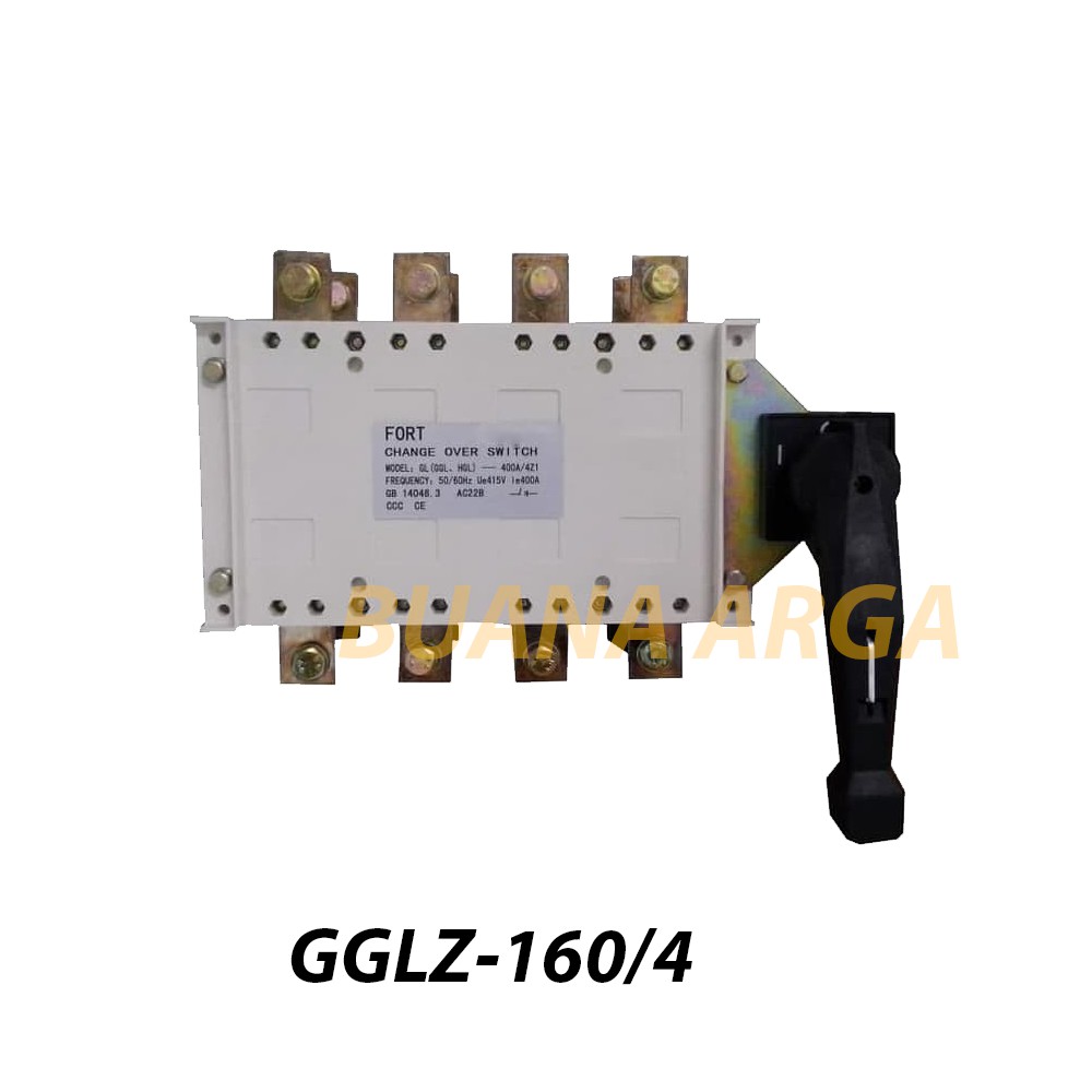 Change Over Switch 4Pole 160A GGLZ-160/4 ON-OFF-ON FORT | Lazada Indonesia