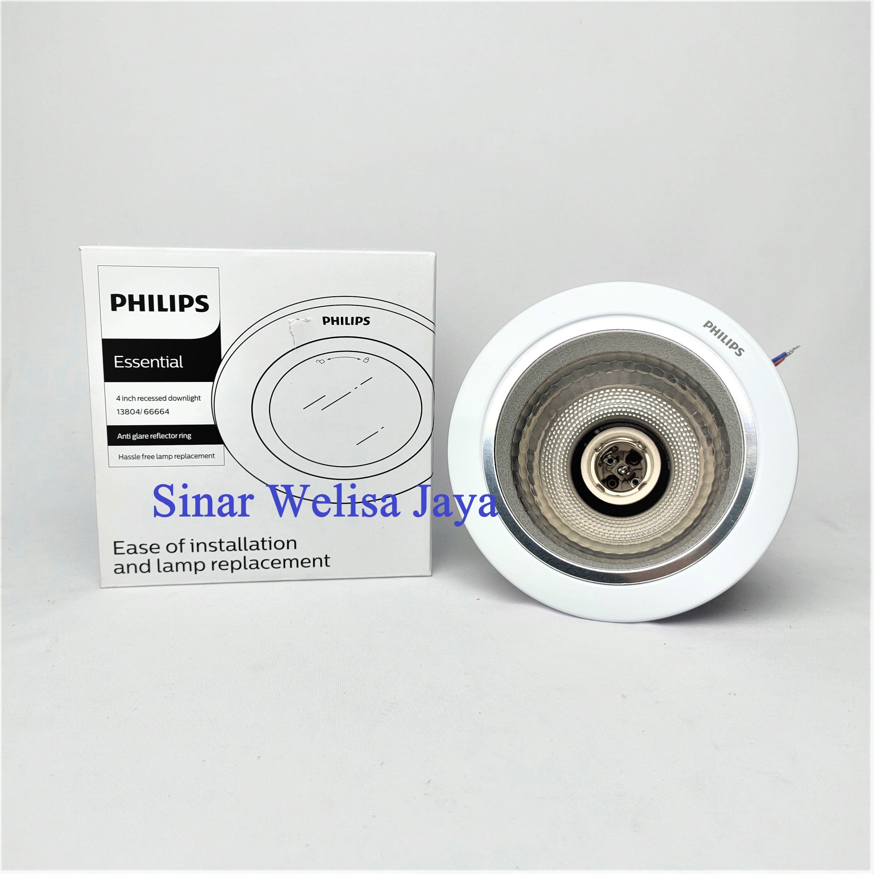 Philips Essential Downlight 4 Inch-13804/66664 | Lazada Indonesia