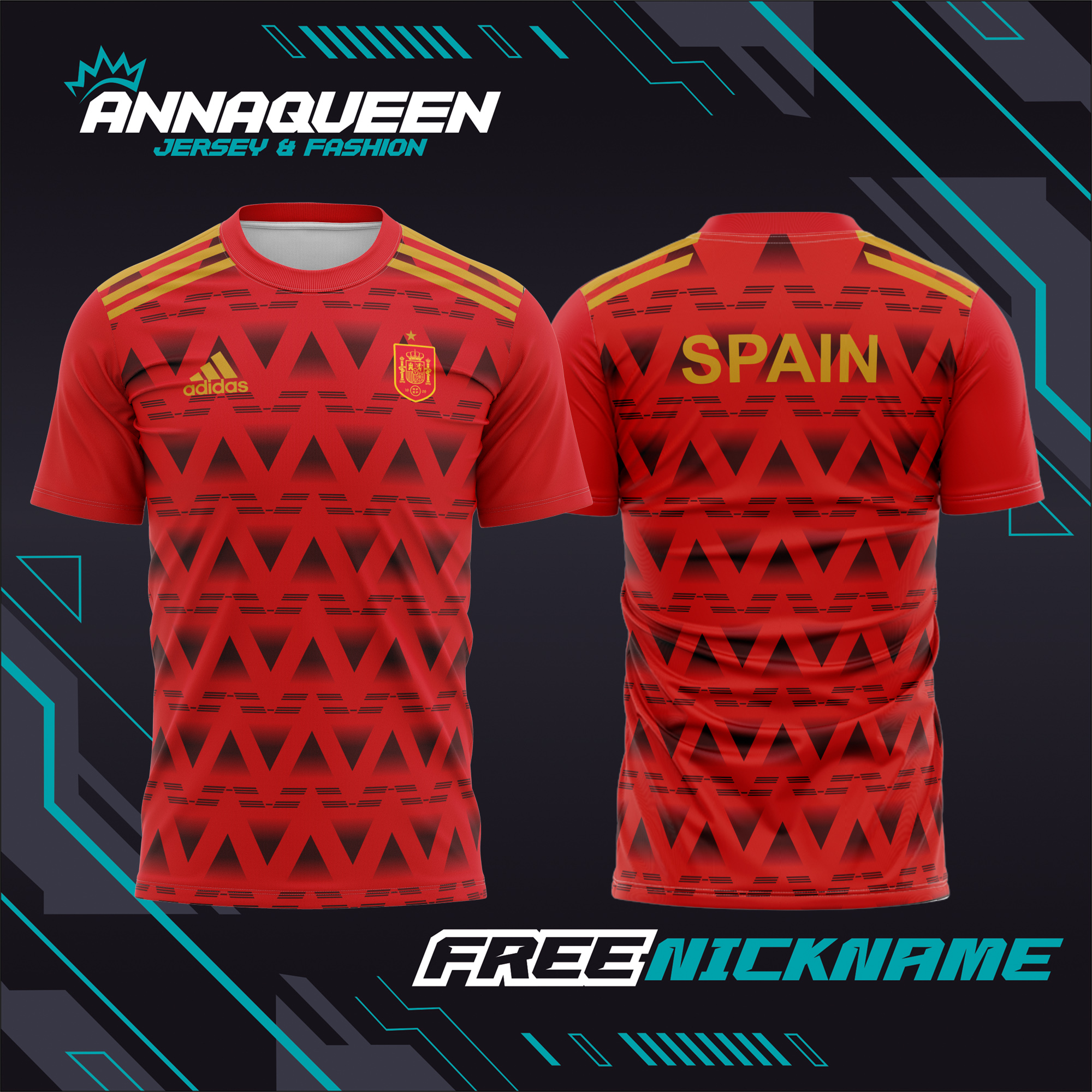JERSEY BAJU KAOS TIMNAS SPAIN SPANYOL / PIALA DUNIA QATAR 2022 - 2023 ...