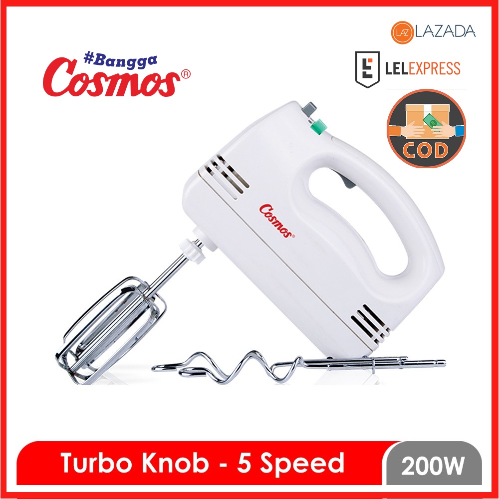 Mixer Bolu Hand Mixer Cosmos CM-1279 NEW Dengan 5 Speed TURBO | Lazada ...