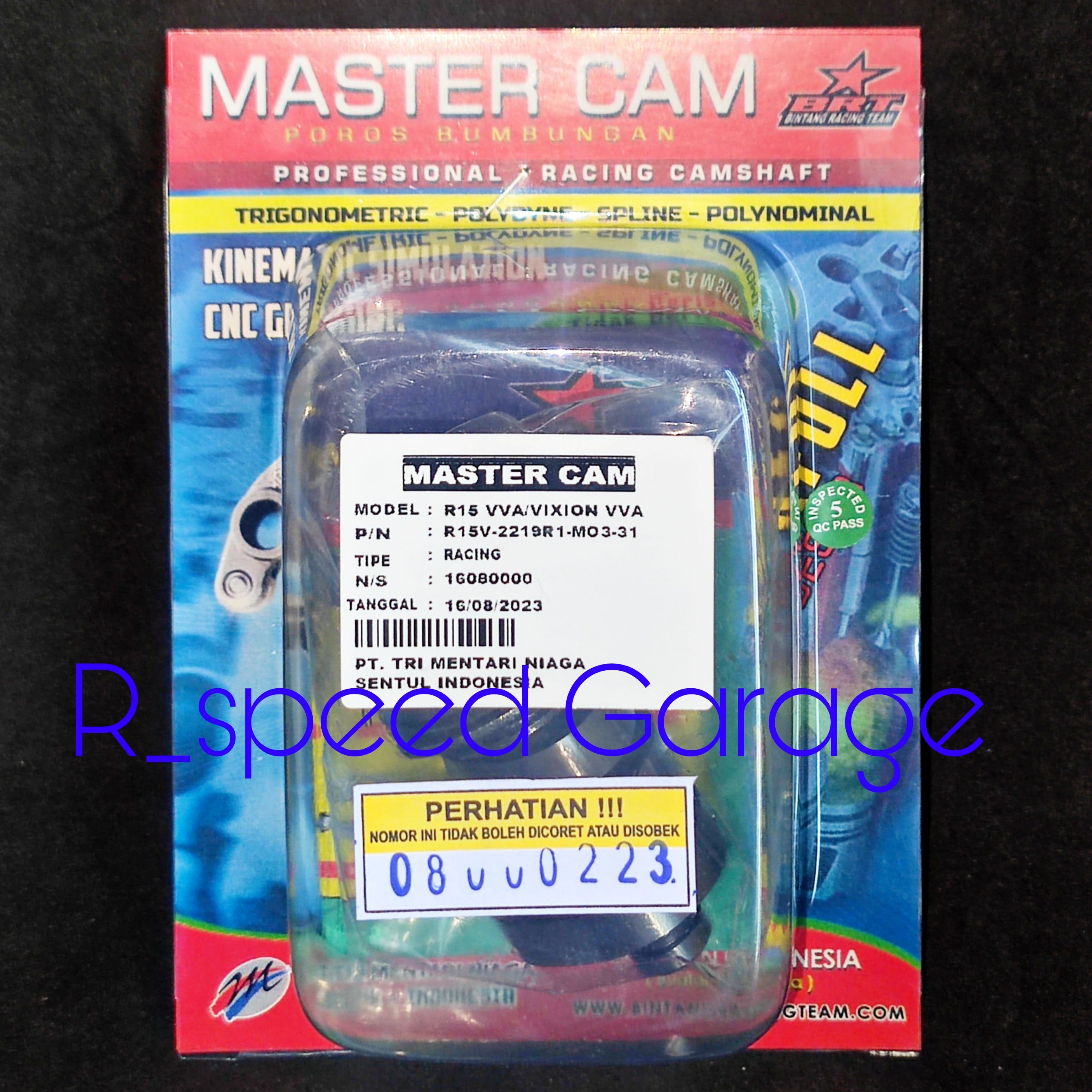 MASTER CAM NOKEN AS TIPE R BRT R15 V3 MT 15 XSR 155 ALL NEW VIXION 155 VVA | Lazada Indonesia