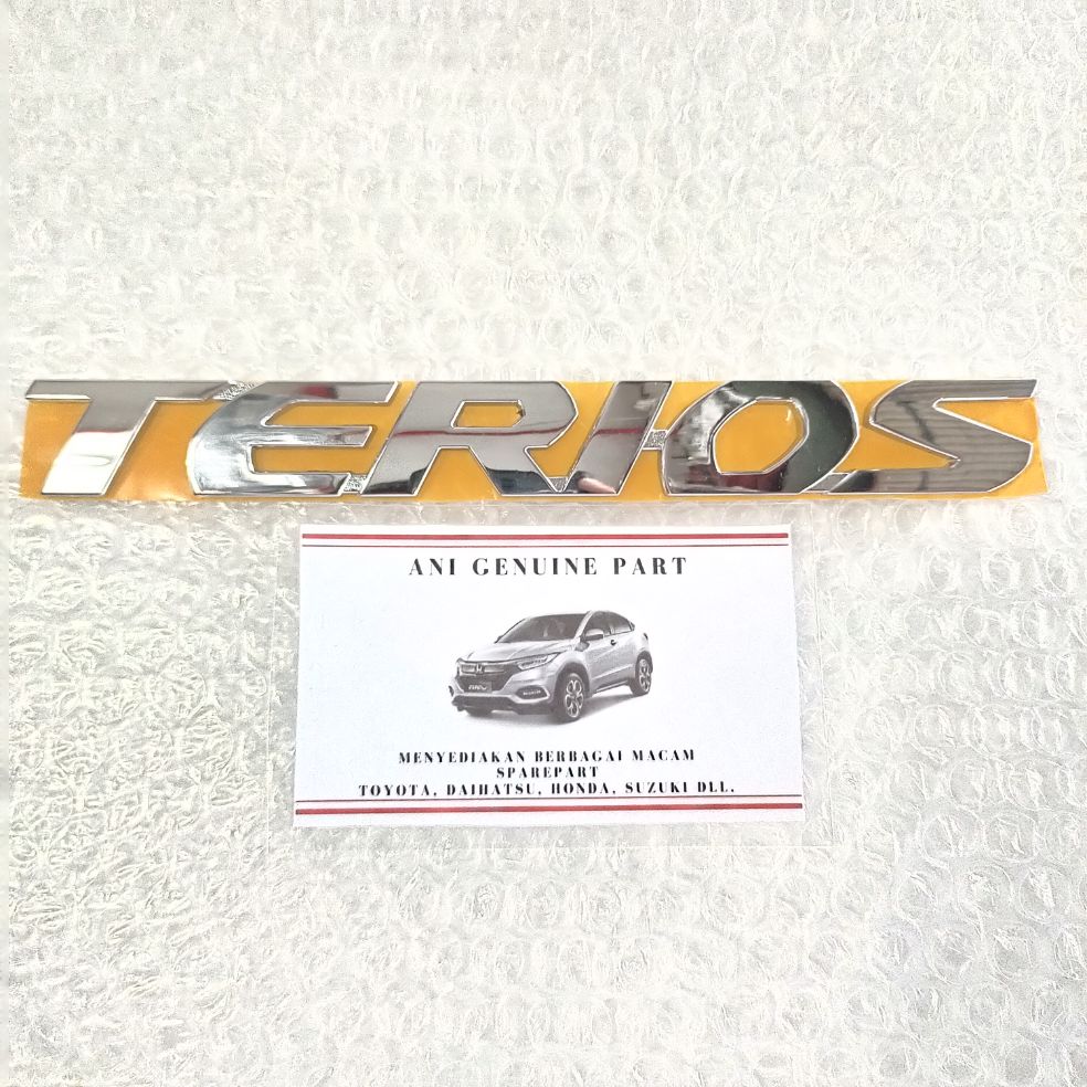 Logo Emblem Tulisan Terios 2018-2020 ORIGINAL | Lazada Indonesia
