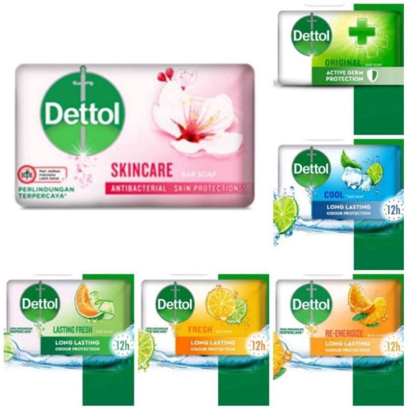 Dettol Sabun Batang All Variant 100gr~ Sabun Dettol 100% Original ...
