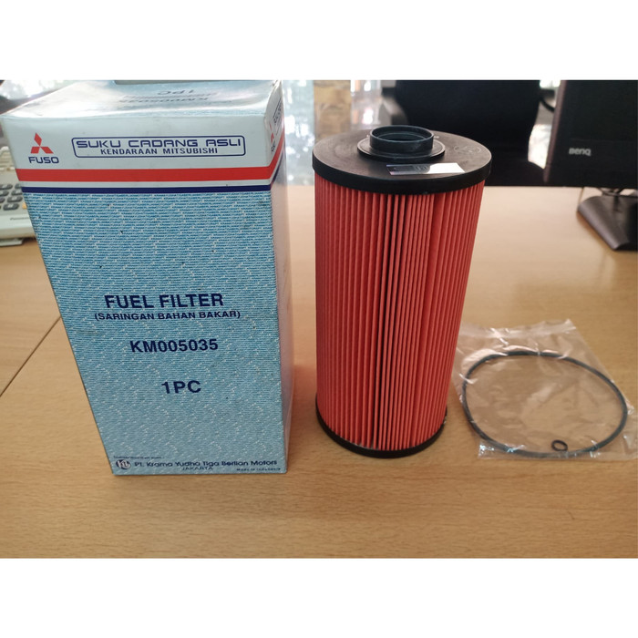FUEL FILTER FUSO FN62F MITSUBISHI FIGHTER ORIGINAL 100% KM005035 ...