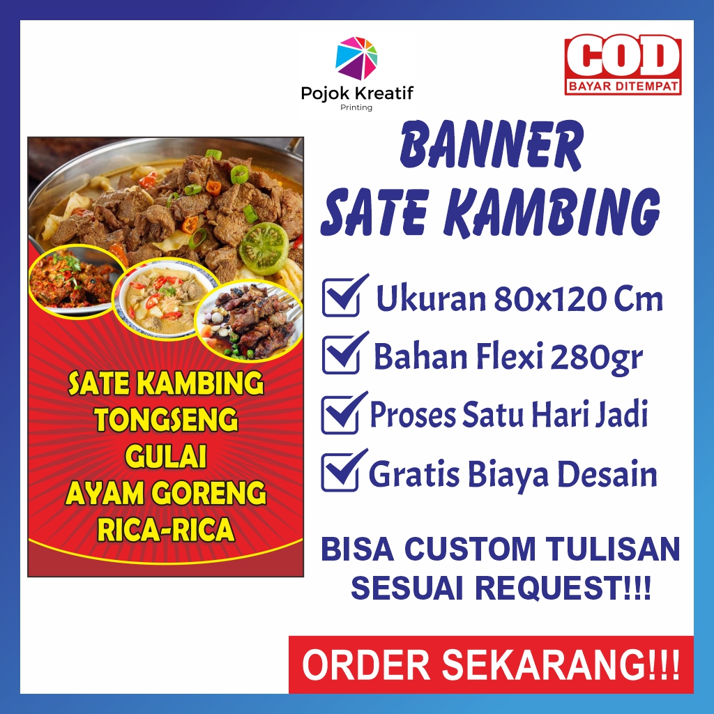 Banner Bener Baner Benner Spanduk Sepanduk Backdrop Usaha Warung Makan ...