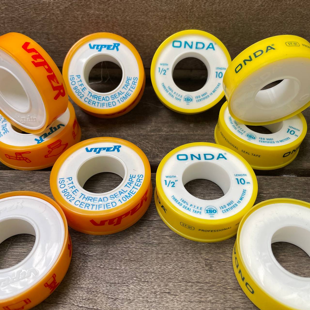 SEAL TAPE ISOLASI PIPA KRAN ONDA ORIGINAL Waterproof SELOTIP KERAN 10 ...