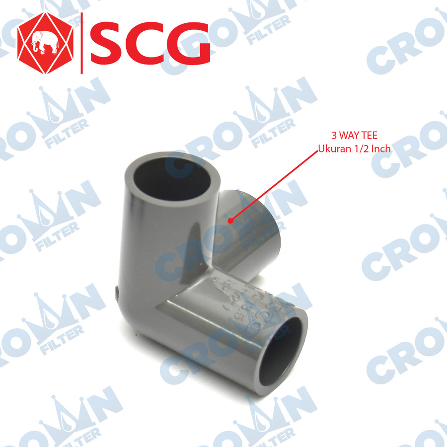 [SCG] 3 Way TEE / T Siku 3 ukuran 1/2 Inch / FITTING T SIKU 3 Ukuran 1/2" SCG THAILAND | Lazada ...