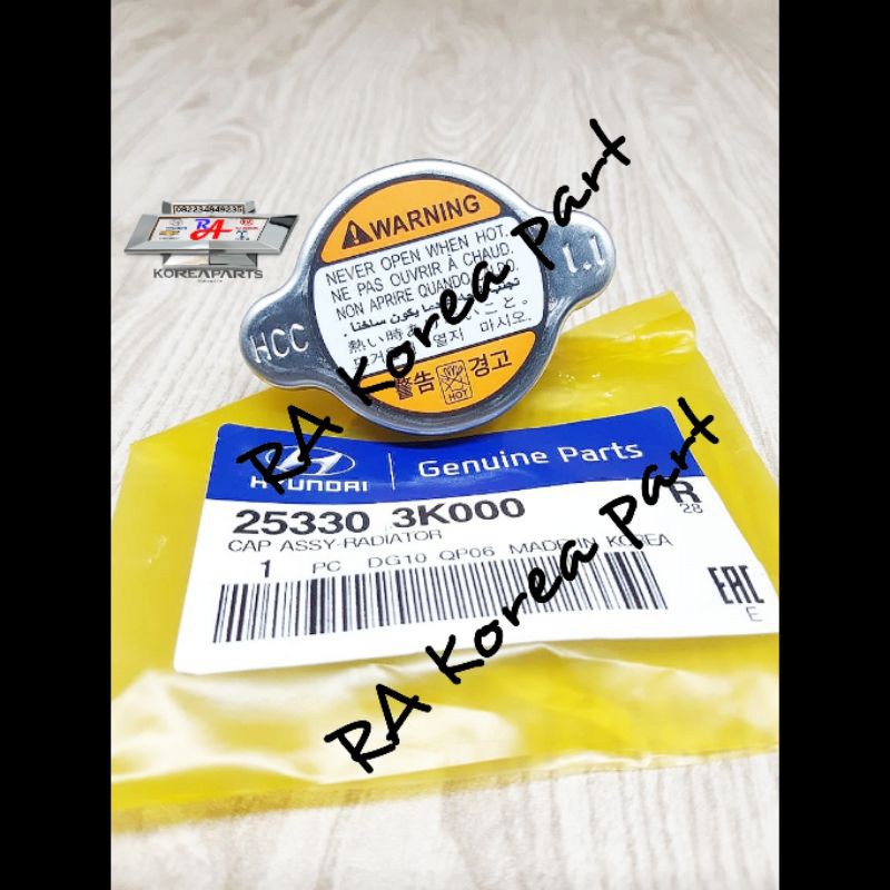 Cap Tutup Radiator 1.1 Hyundai Grand Avega Trajet Santafe Tucson Getz ...