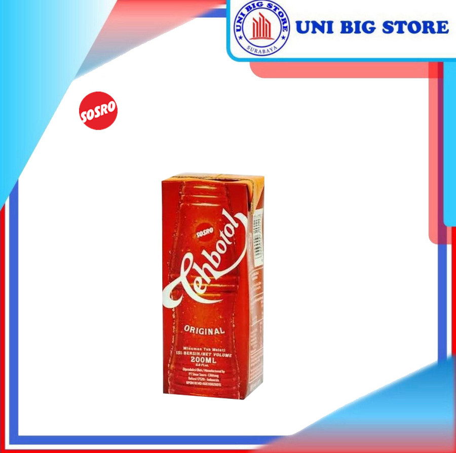 Teh Botol Sosro Kotak Orignal Melati 200 ml Jasmine Tea | Lazada Indonesia