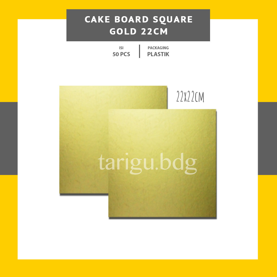 GOLD ALAS KUE MOTIF EMAS - CAKE BASE TATAKAN KUE - GOLD CAKE BOARD ...