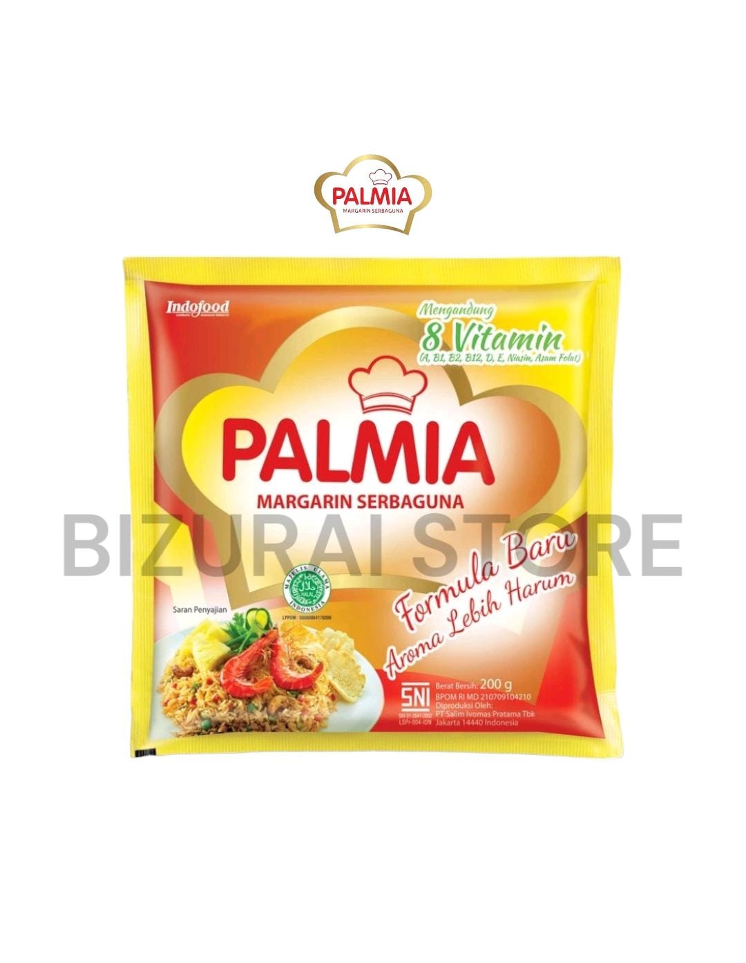 PALMIA MARGARINE MENTEGA 200G / Palmia Margarin Mentega Serba Guna ...