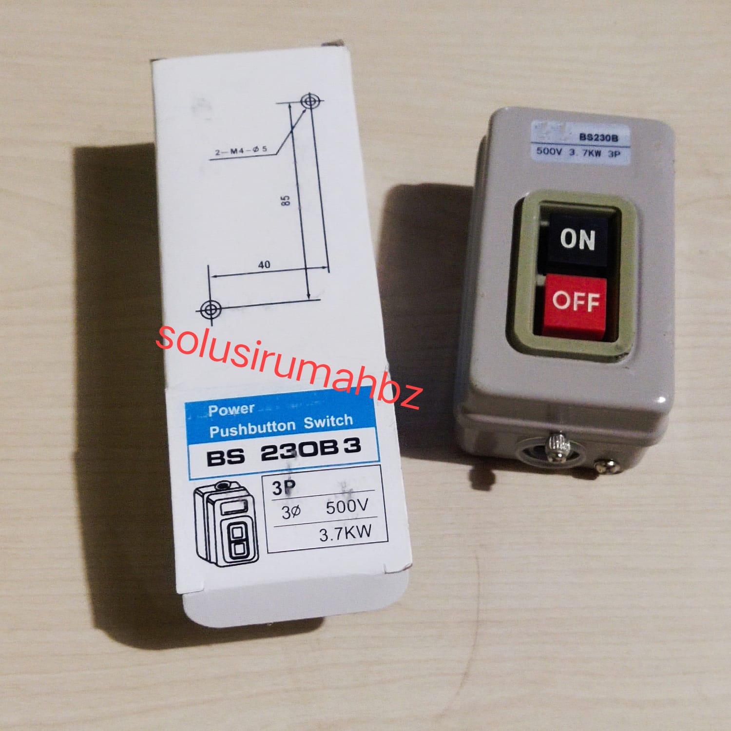 SWITCH ON OFF INDUSTRI SKAKEL BESAR MESIN LISTRIK 4500W SAKLAR 30A 30 ...