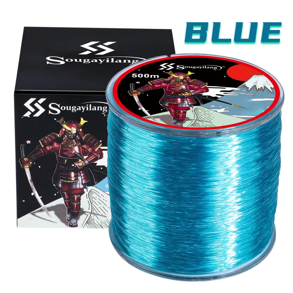 Senar Pancing Nilon 500M 7-38LB 6 Warna, Tali Pancing Nilon Transparan ...