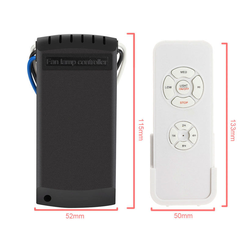 Universal Ceiling Fan & Light Remote Control Kit Timing Wireless ...