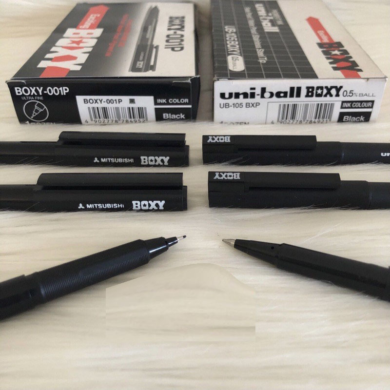 BOXY-001P 0,3 MM DAN UB-105 BOXY PIGMENT UNI-BALL 0.5 MM | Lazada Indonesia