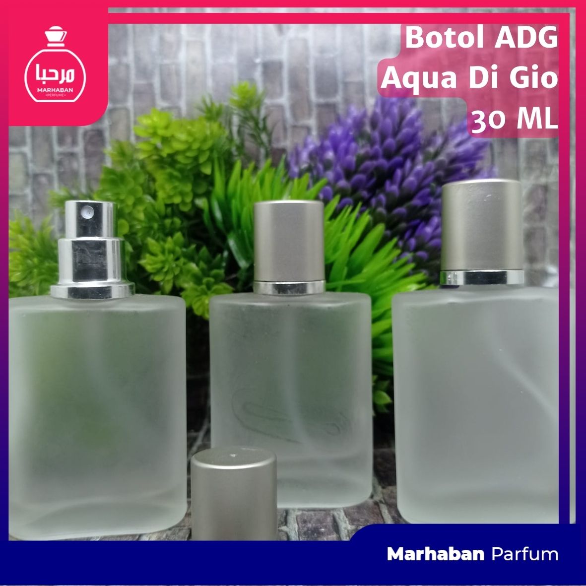 Botol Parfum ADG Aqua De Gio 30 ML LUSINAN Drat botol parfum botol ...
