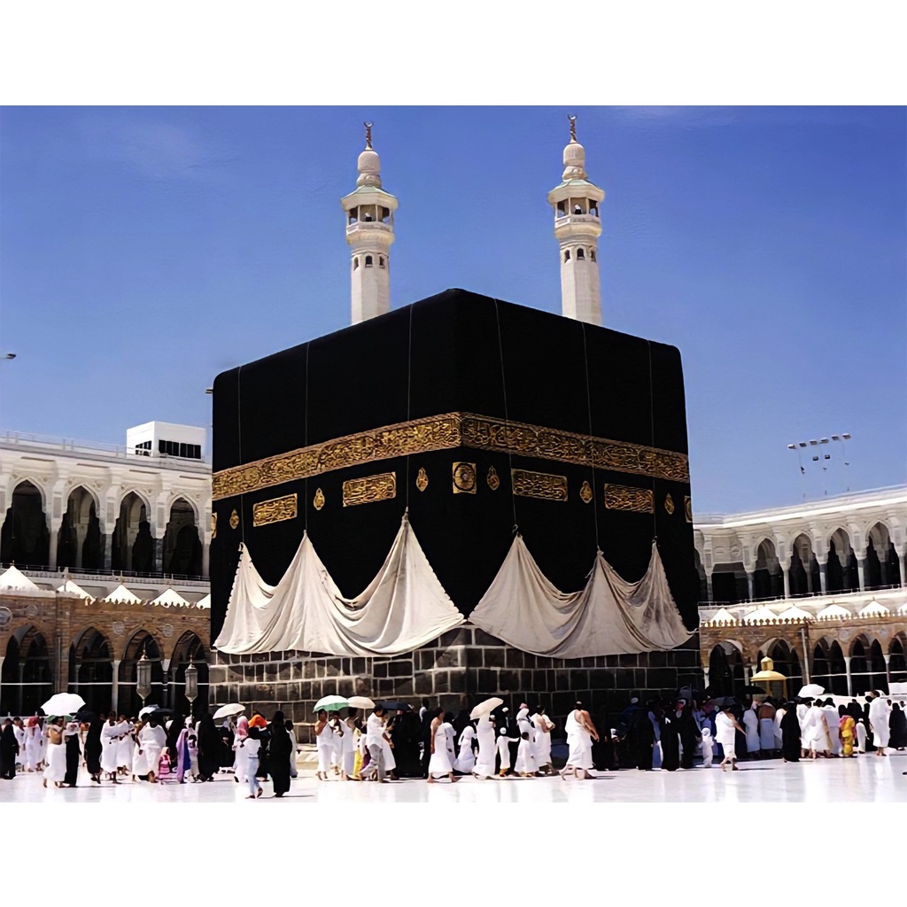 poster foto Ka'bah ukuran 50*65cm luster cetak uv | Lazada Indonesia