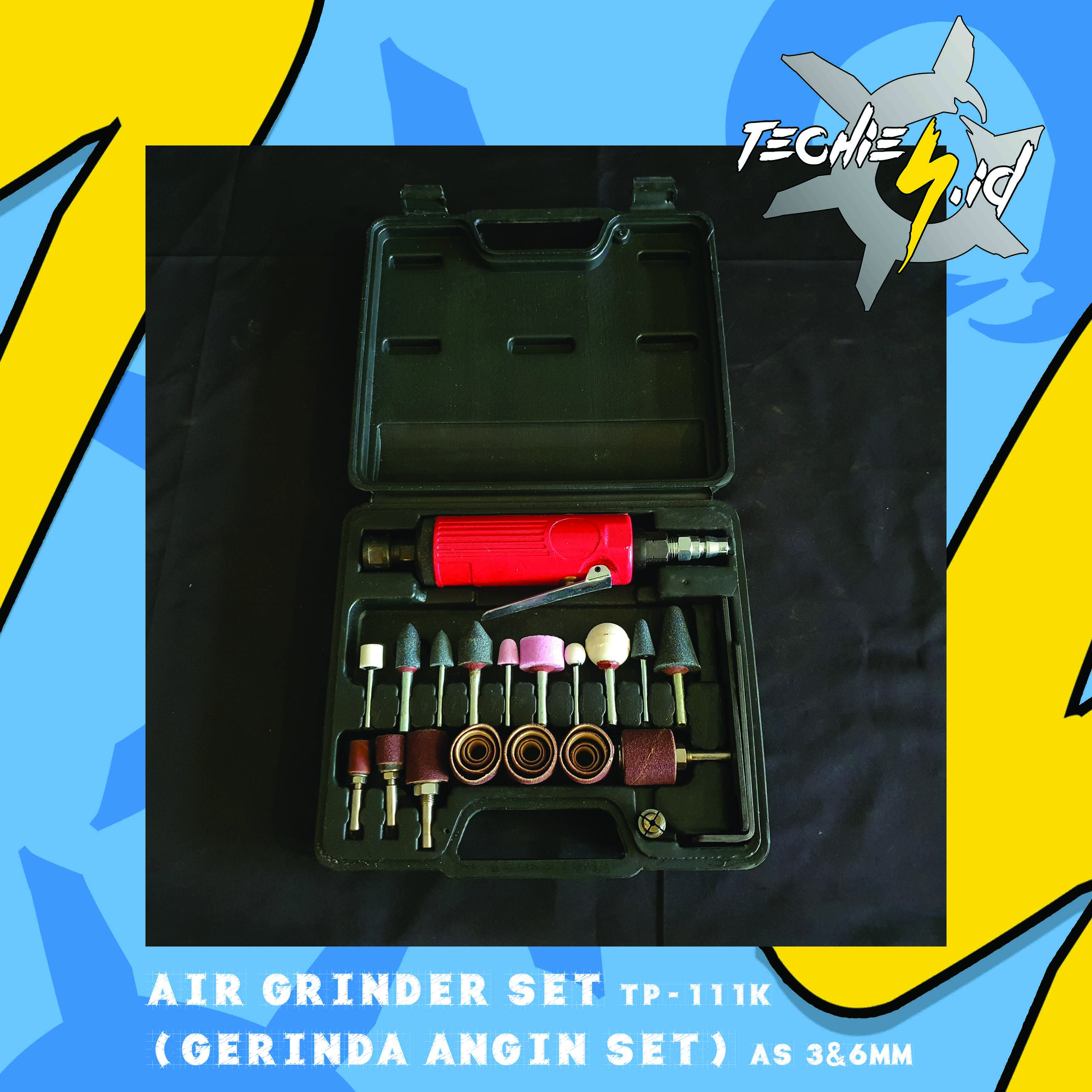 Air Grinder Set (Gerinda Angin Set) TP-111K Diameter As 3&6mm | Lazada ...