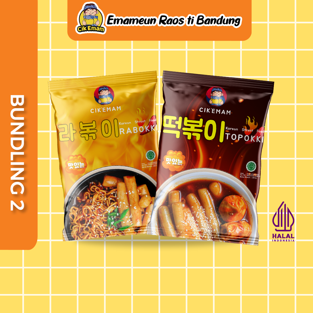 CIKEMAM - PAKET BUNDLING 2 ( Rabokki & Topokki ) Cik Emam Ramen ...