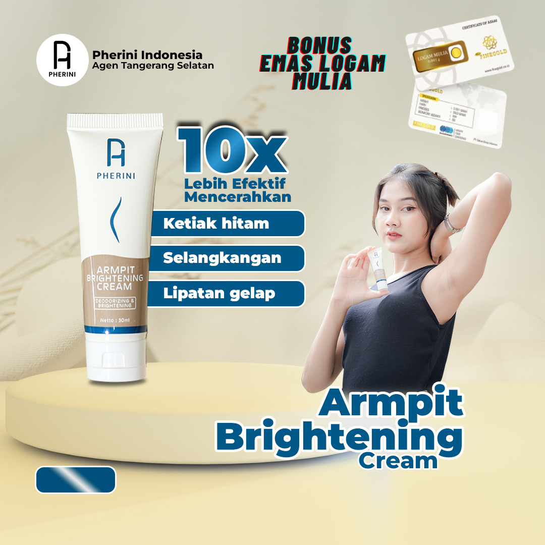 PHERINI Armpit Brightening Cream - Kelembutan dan Pemutihan Ketiak | Lazada Indonesia
