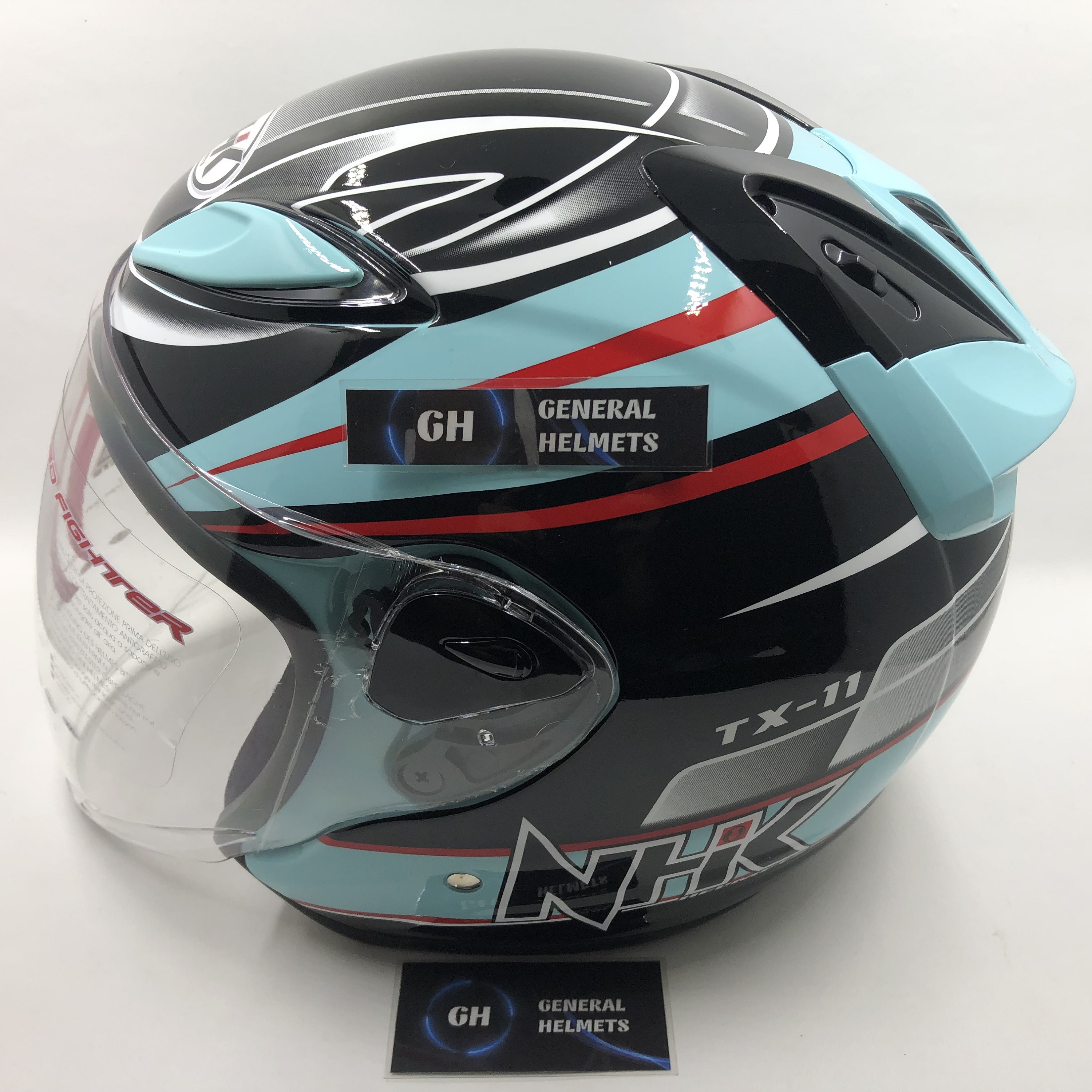 HELM NHK R6 MOTIF TX 11 LIGHT TOSCA HALF FACE | Lazada Indonesia