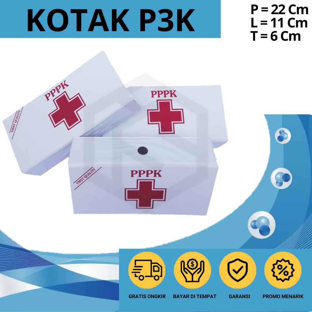 KOTAK P3K / KOTAK PPPK / KOTAK KESEHATAN / TEMPAT OBAT | Lazada Indonesia