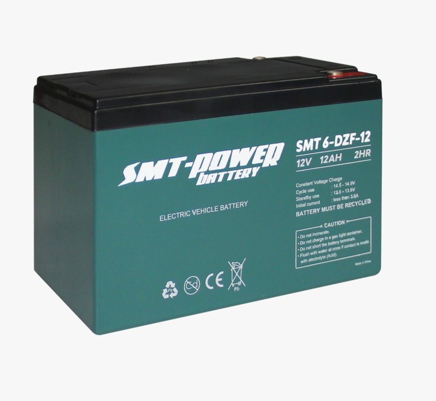 Battery Khusus Sepeda Listrik 6DZF 12V 12AH SMT POWER baterai 1212 ...