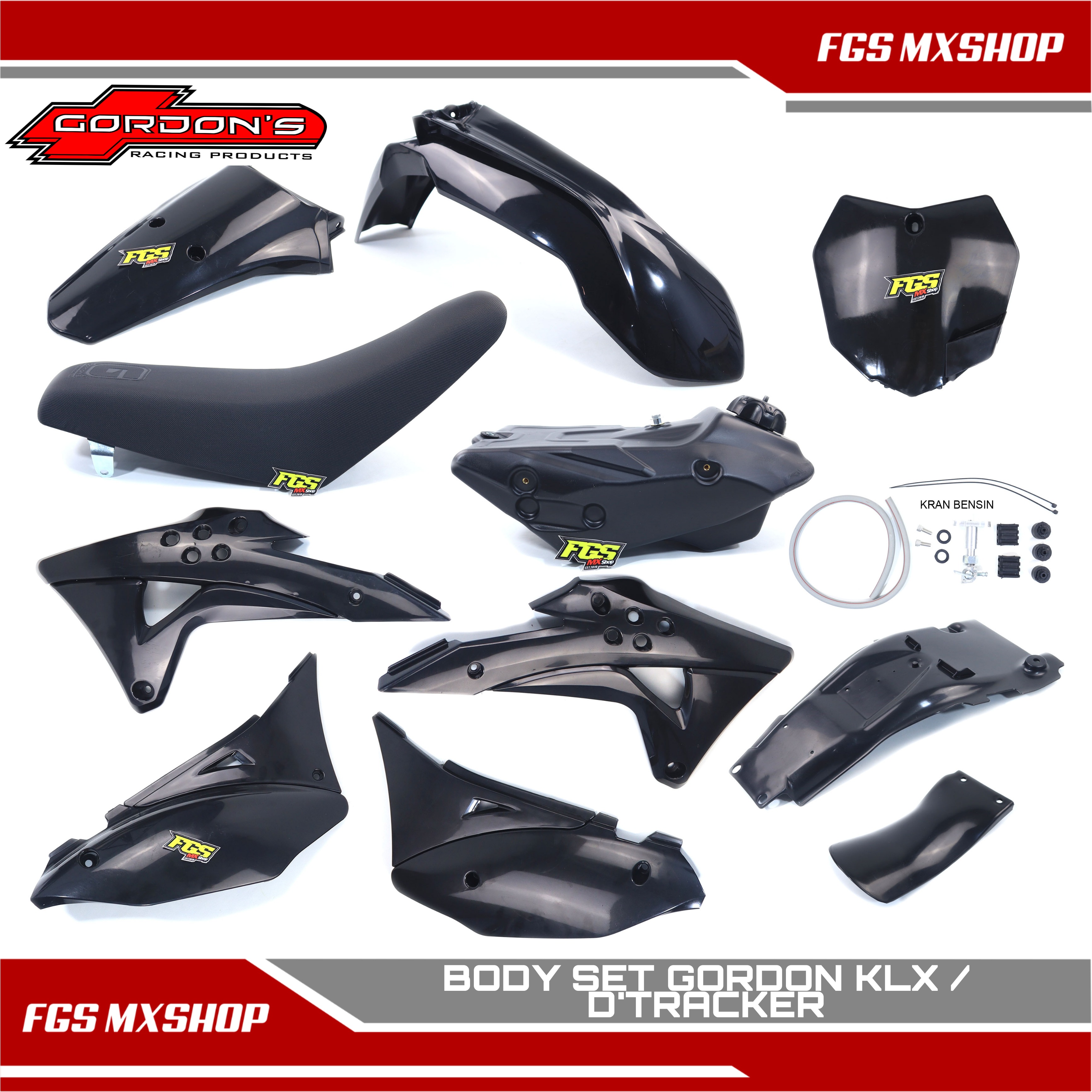 BODY SET GORDON PNP KLX D TRACKER KLX BF COVER BODY SET GORDONS BODY ...
