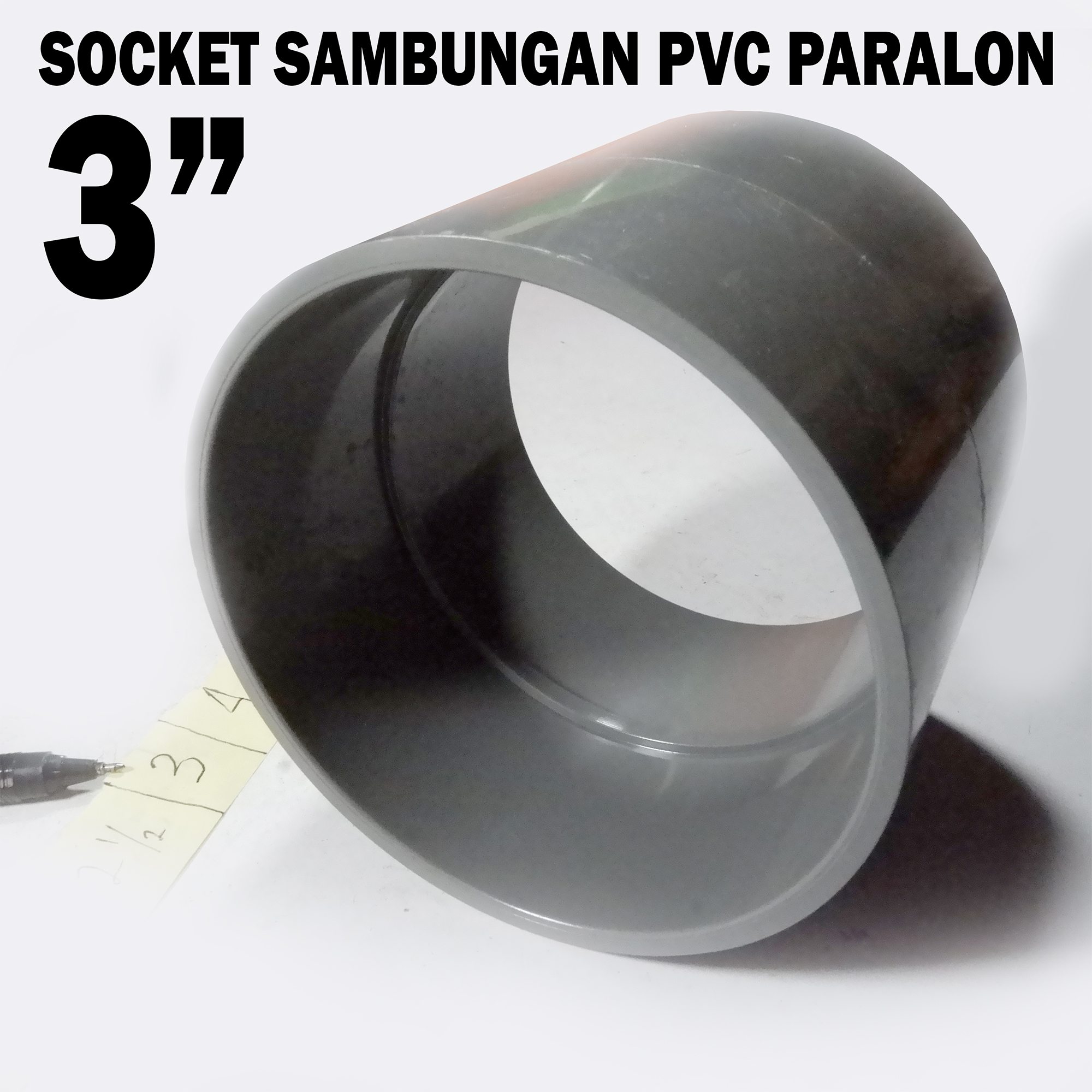 Socket D Rucika 3 Inch Sambungan Pipa Paralon Polos Sok Sock 3 inch ...