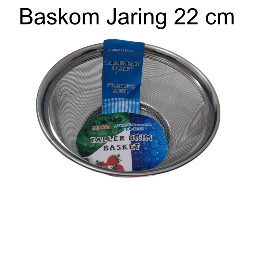 BMW Baskom Jaringan 22 cm Stainless | Lazada Indonesia