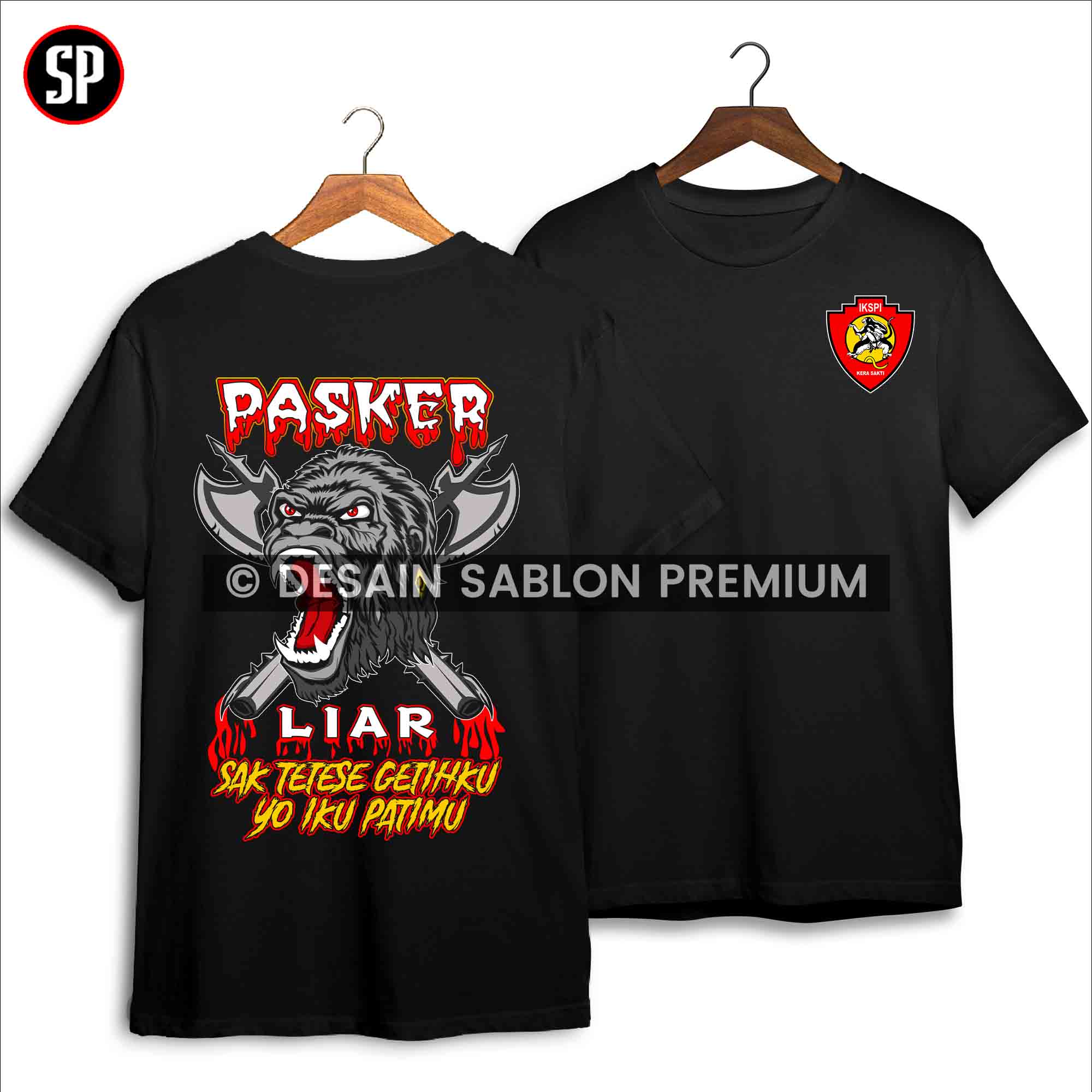 KAOS PASKER LIAR Exlusive Desain Sablon Plastisol Distro / FREE STIKER - Militan IKSPI Kera ...