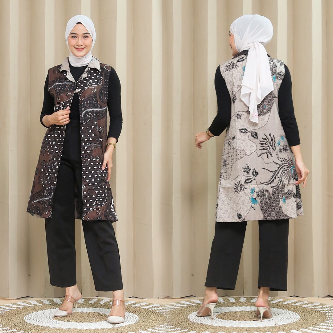 Rompi Batik Wanita Bolero Bolak Balik - TEJE STORE | Lazada Indonesia