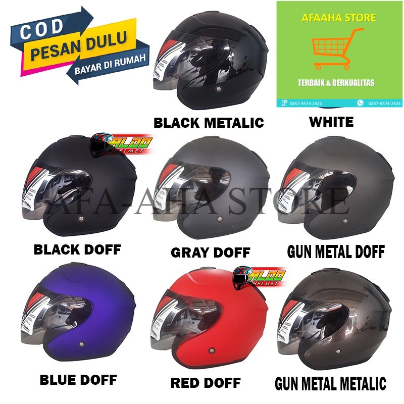 Helm Half Face DYR BODY KYOTO | Helm Pria | Helm Murah | Helm Pria ...
